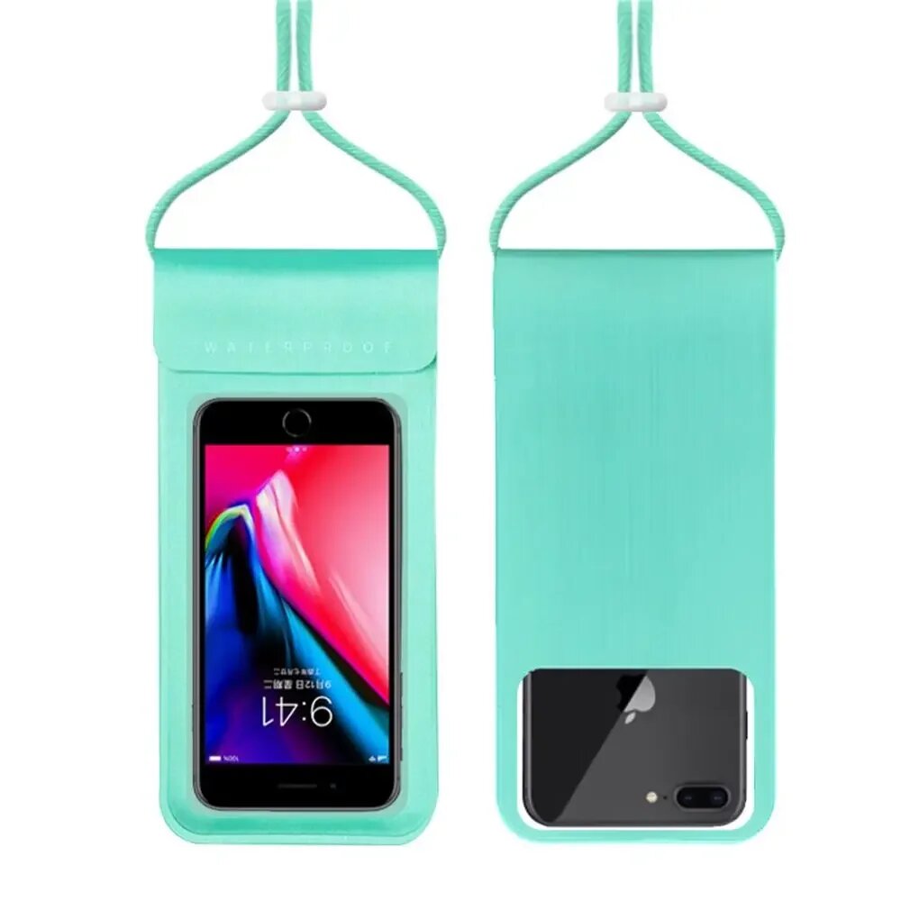 Водонепроницаемый чехол для телефона XL, lake blue