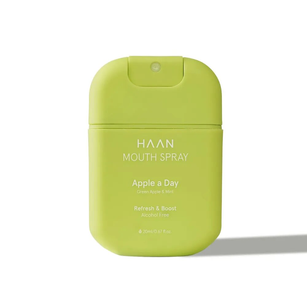 Спрей для полости рта с пребиотиками без спирта Яблоко и мята HAAN Mouth Spray Apple Day, 20 мл