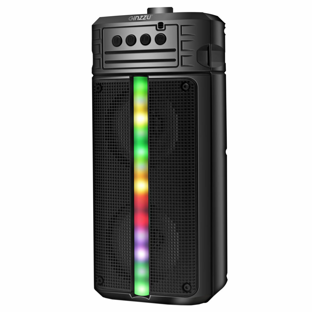 Портативная колонка Ginzzu GM-914B, BT-Колонка 20W/TWS/1800mAh/FM/USB/RGB