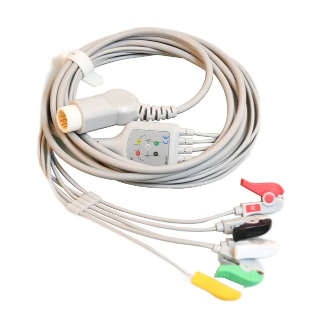 ЭКГ кабель для Philips M1972A/M1970A/M1975A/M1977A