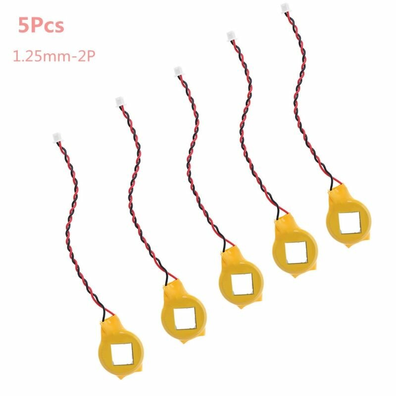 CR2032 2032 Провод батареи 2-контактный BIOS материнской платы ноутбука CMOS с разборным клейким клеем