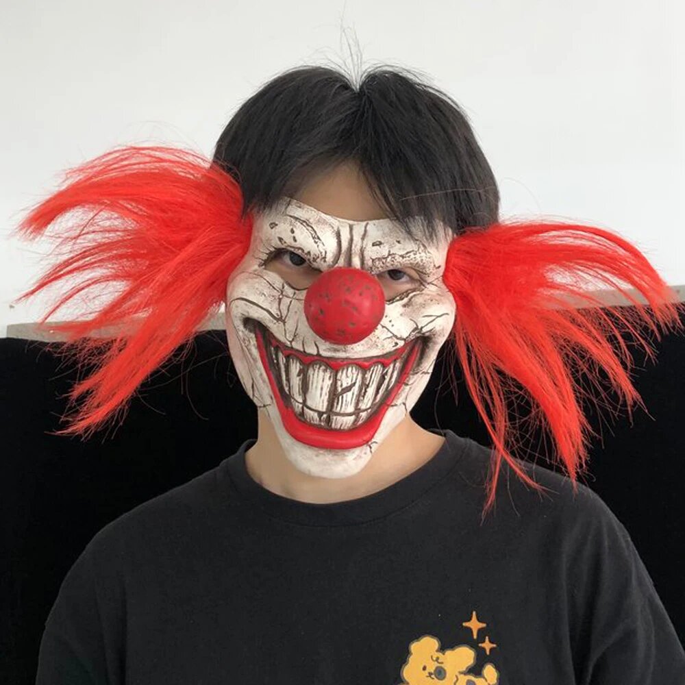 Латексная маска Джокер Кровавый кlown