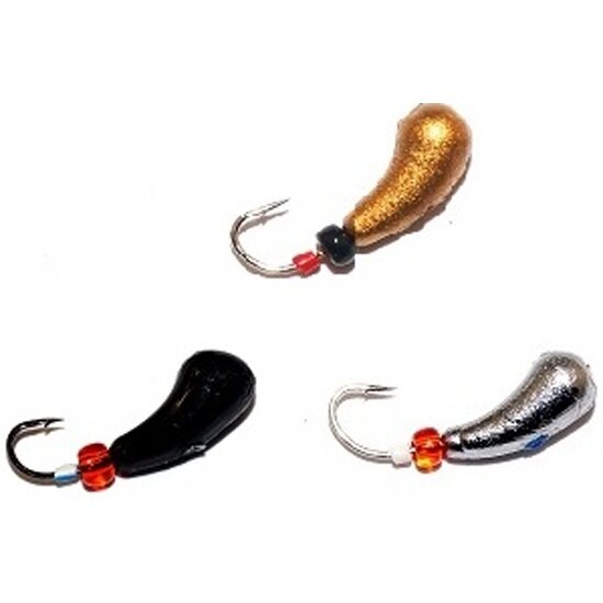 Мормышки свинцовые Lucky John MIX2 Уралка d 3.5 мм 3 шт