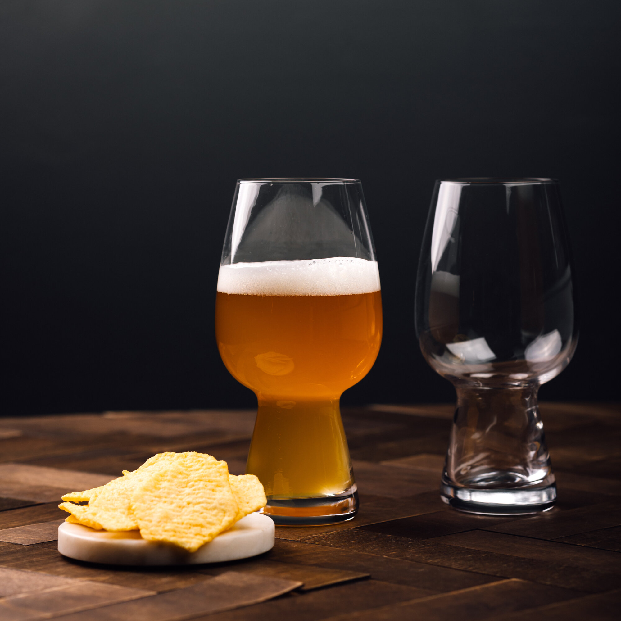 Набор стаканов для пива 560 мл 6 шт хрустальное стекло MGline Line