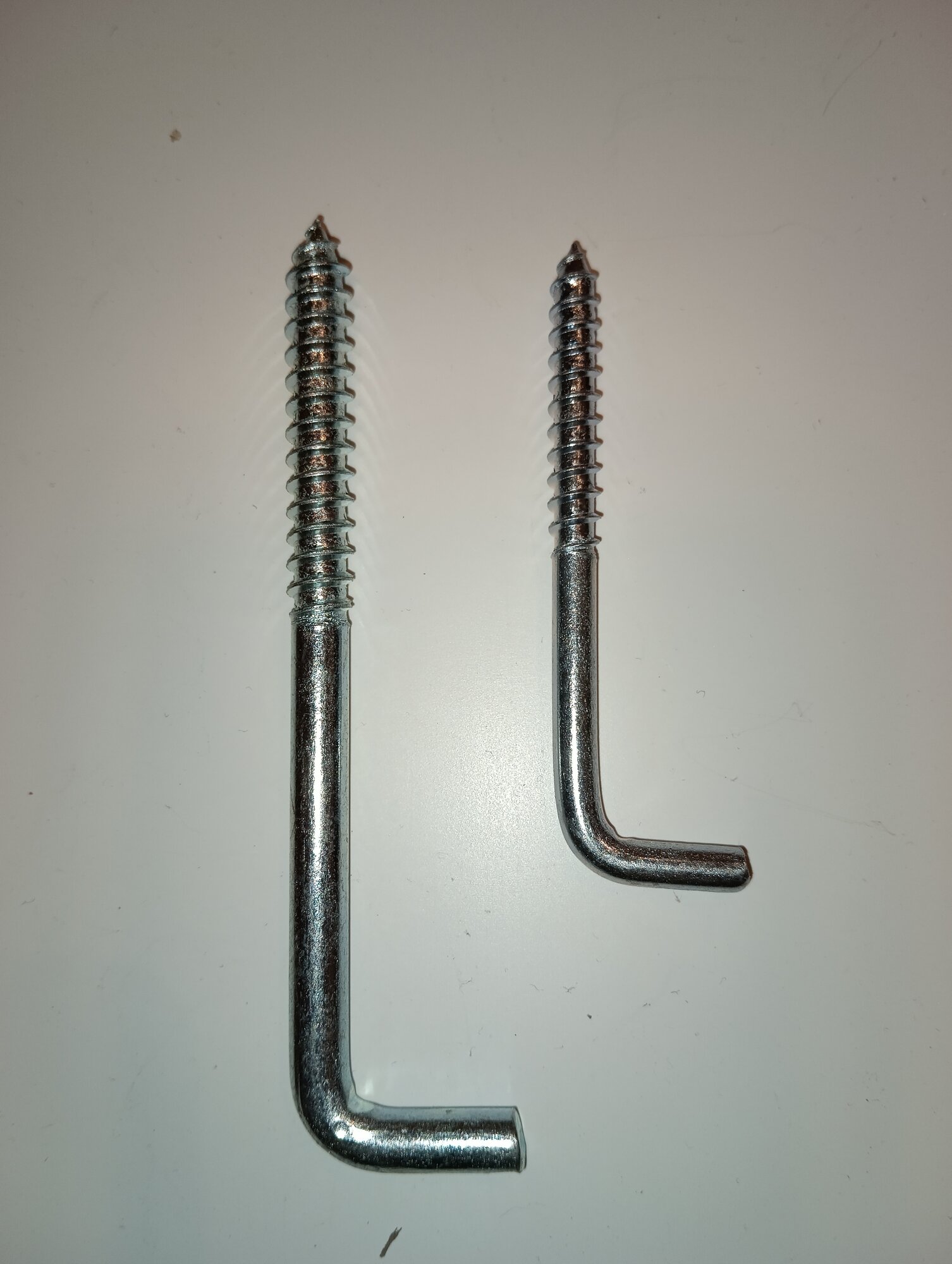 Шуруп-костыль (г-образный) 6 х 68 мм (6 штук) оцинкованная сталь