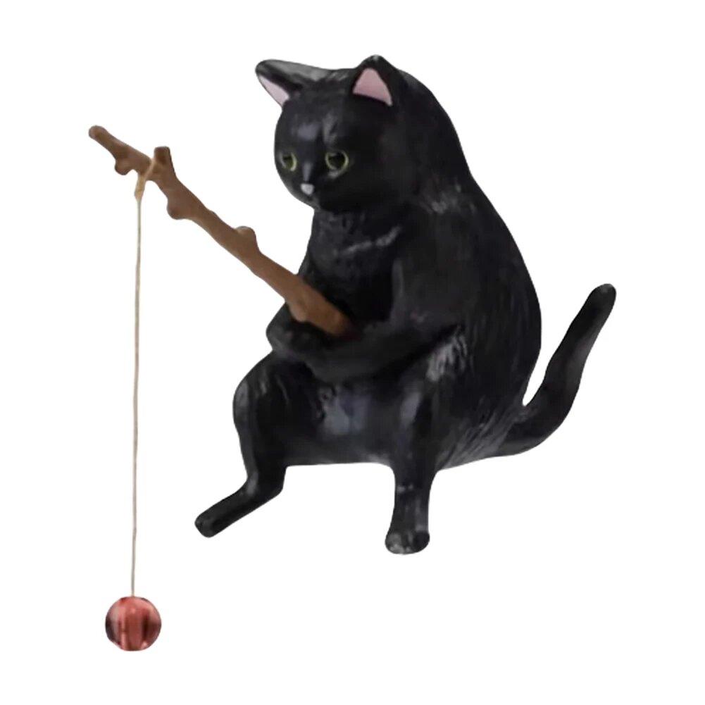 Статуэтка кота VKTECH Черный, Black cat