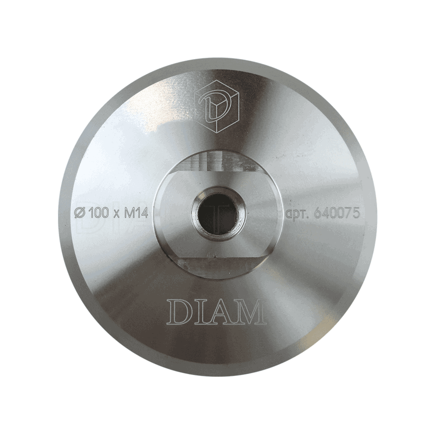 Насадка на УШМ 100 мм DIAM под шлифкруги алюминий 640075