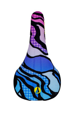 Седло SDG Bel-Air V3 Artist Camo Alloy Purple (06229DS)