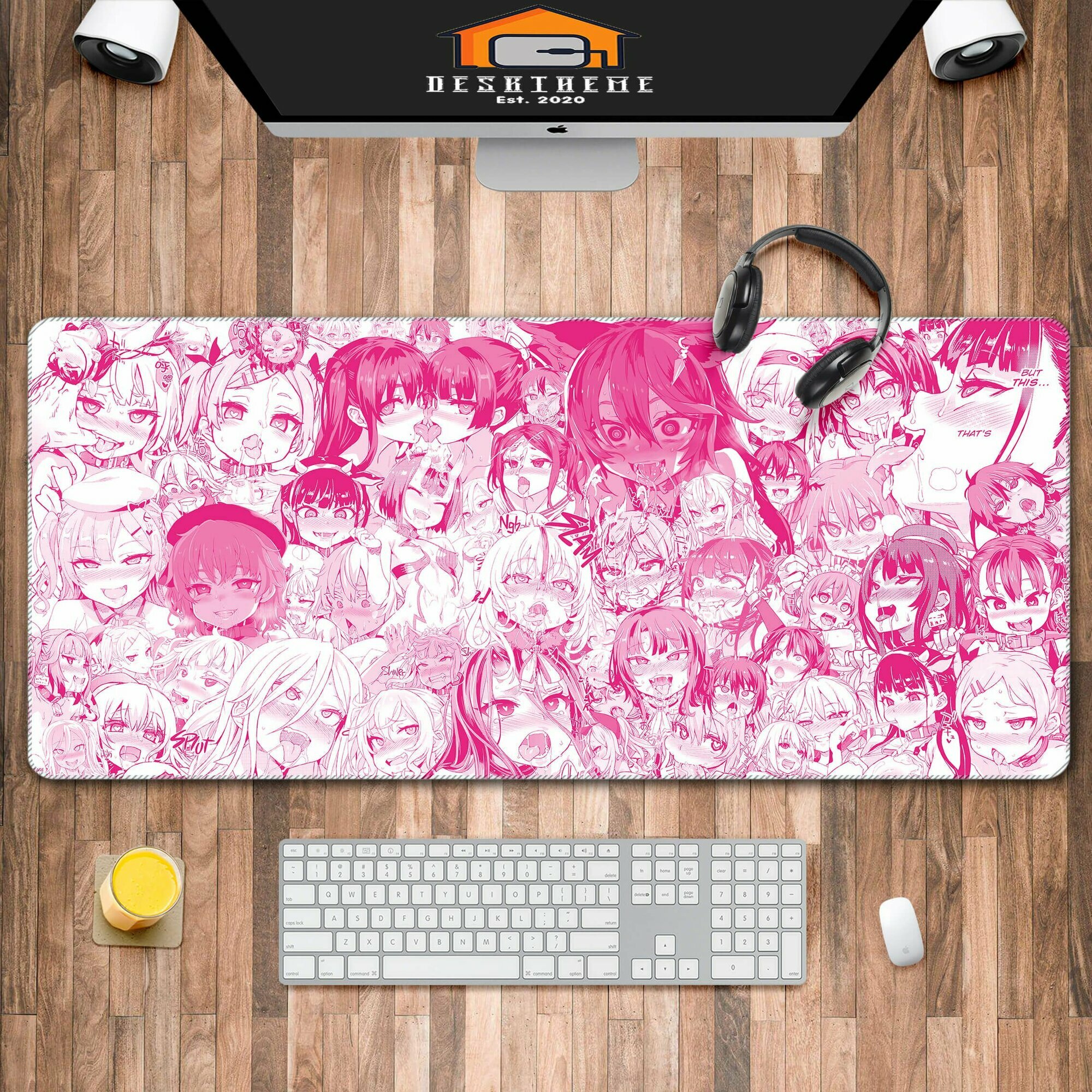 Hentai девочка игровой коврик для мыши ПК, XXL, 90x40 CM разноцветный 2024