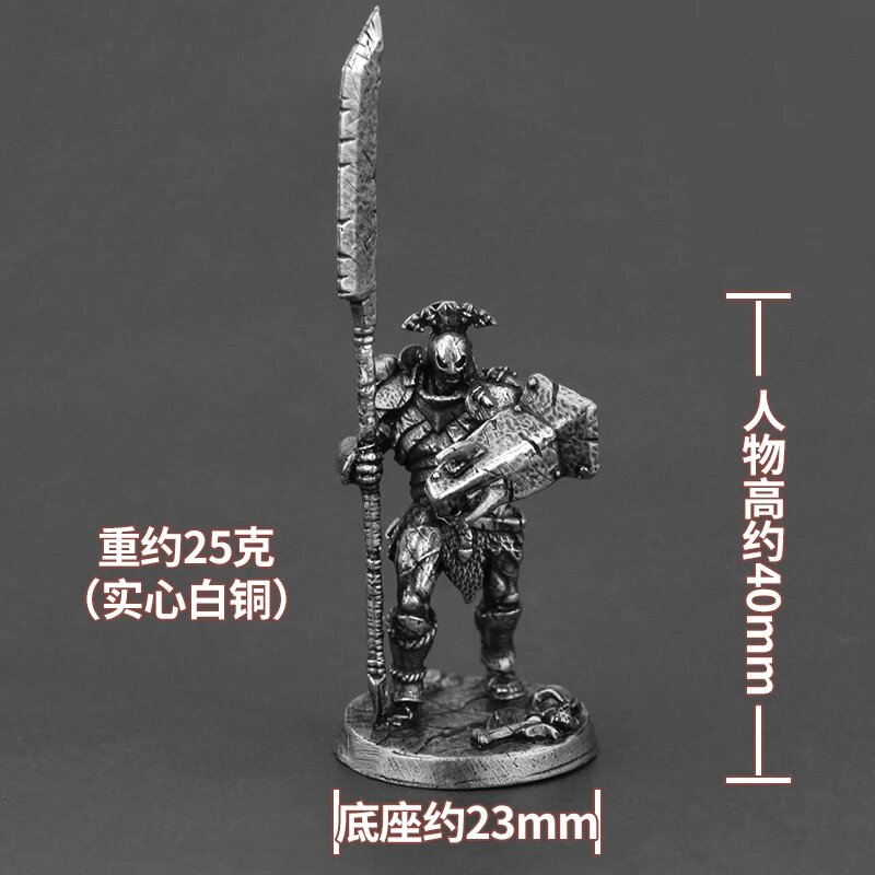 Миниатюра солдата 40mm, вес 25g, основа 23mm, Soliders 8