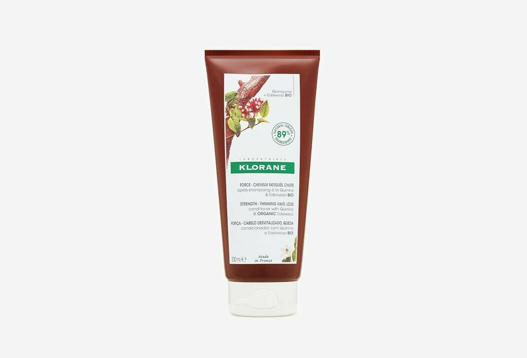 Кондиционер с экстрактом Хинина и Эдельвейса KLORANE Quinine and Edelweiss 200 мл