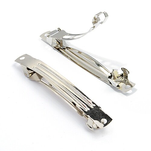 Заготовки для заколки TBY 8 см металл цвет никель, 50 шт (SL. ZAK2)