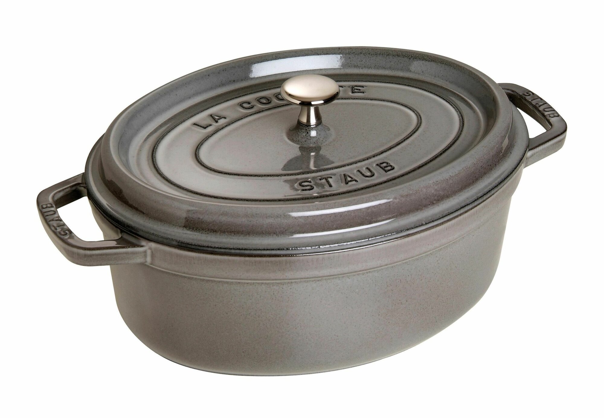 Кокот овальный чугунный Staub La Cocotte 4,2л черный 40509-317-0