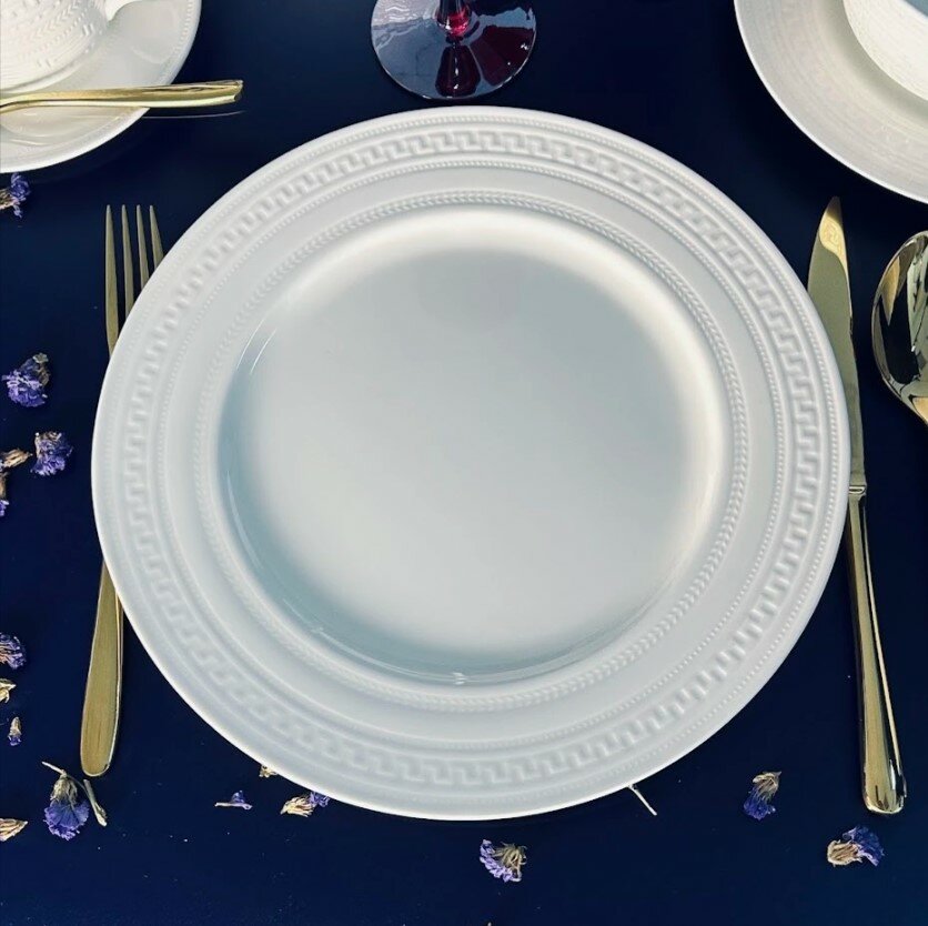 Набор из 6 тарелок 27см марсель Костяной фарфор 225-043 118-225-043