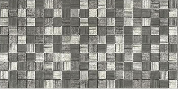 Аксима Мегаполис плитка настенная 250х500х8мм (10шт) (1,25 кв. м.) темно-серая мозайка