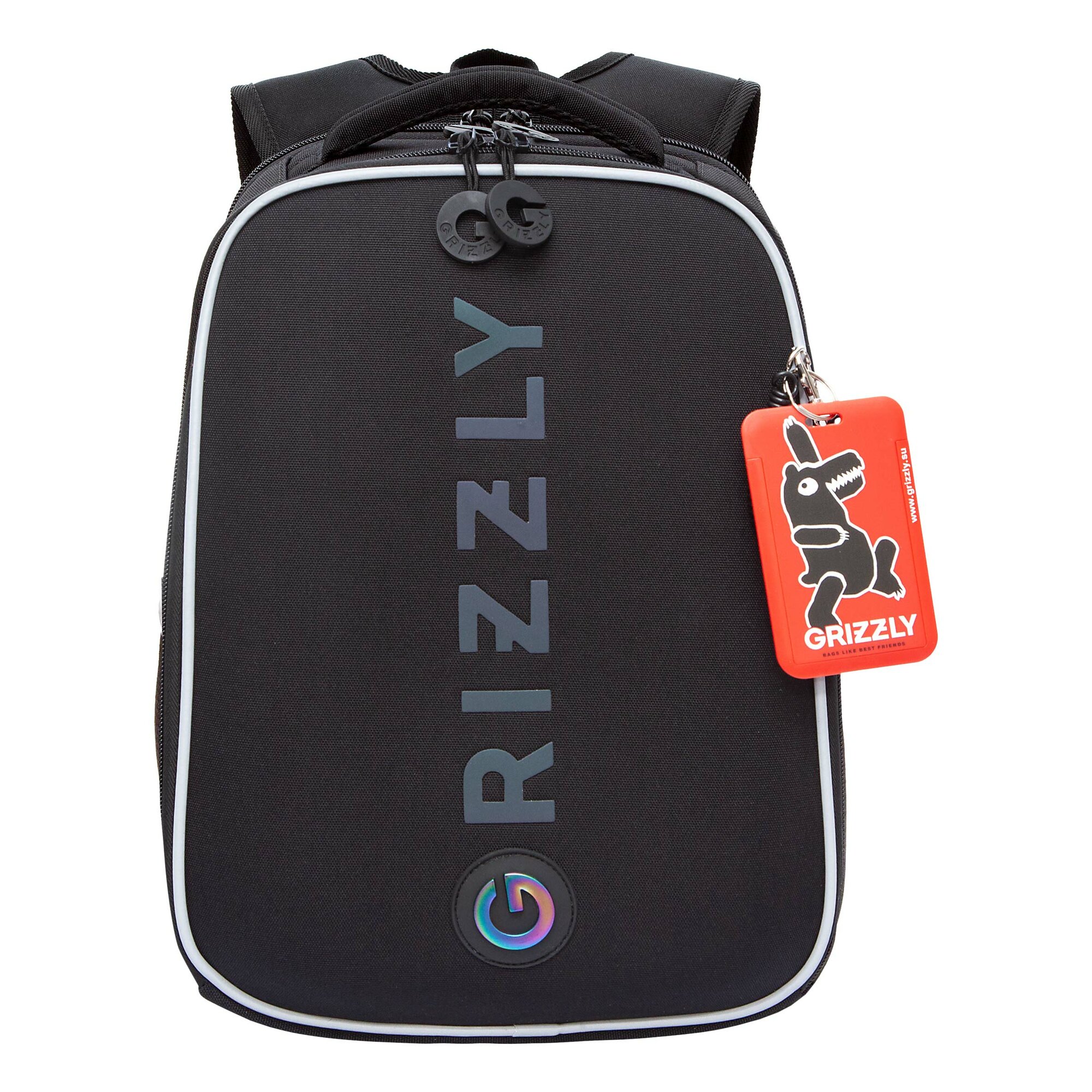 Новый ранец GRIZZLY с двумя отделениями, для мальчиков RAw-595-2/1