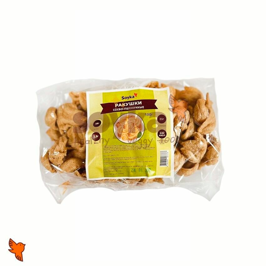 Ракушки соево-пшеничные Сойка, 100г Россия