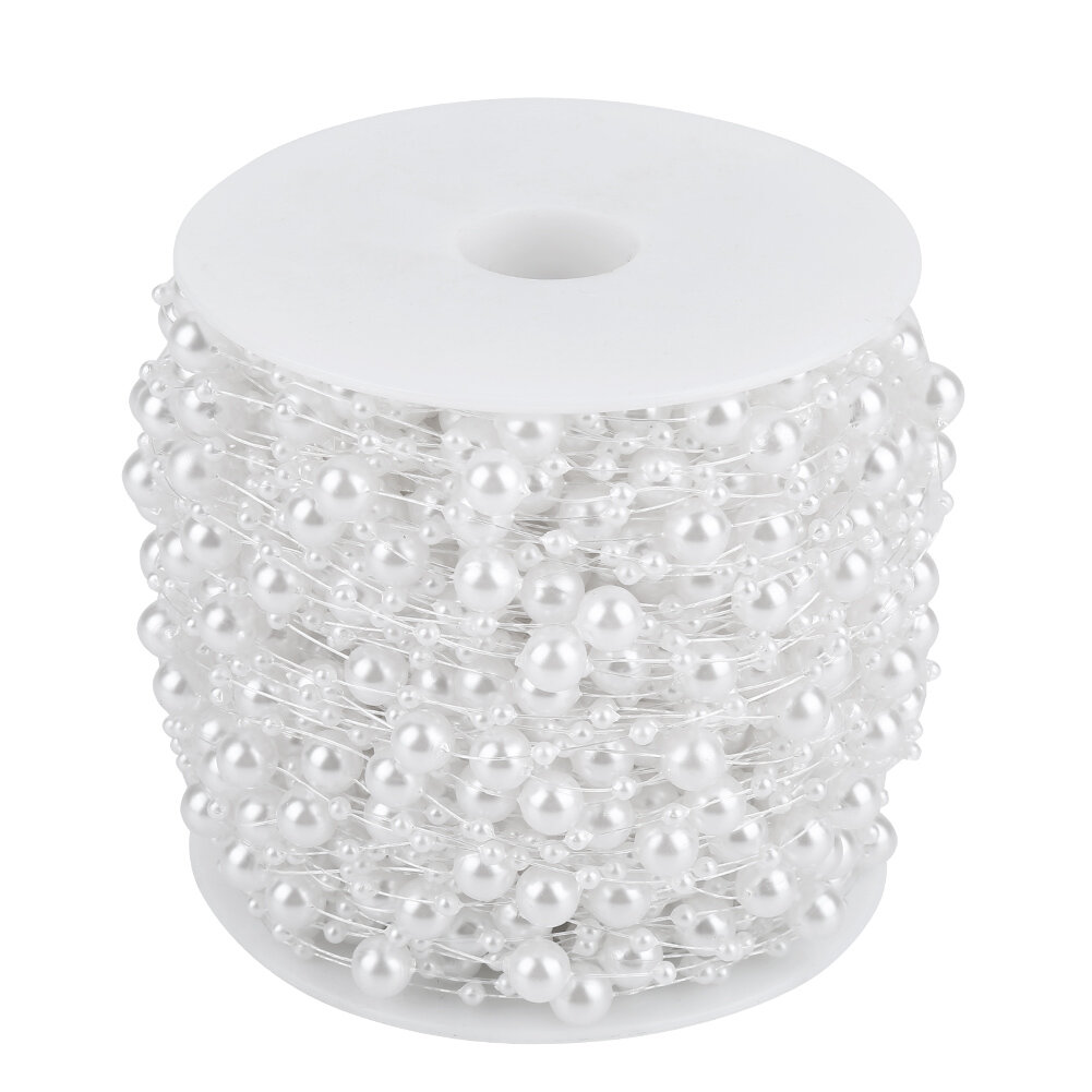 60 м/рулон шлифований жемчужные бусин