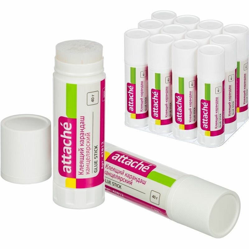 Клей-карандаш Attache 40 г, Extra