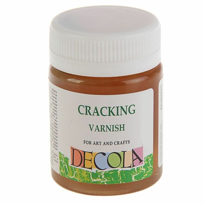 Лак кракелюрный Невская палитра "Decola", на водной основе, 50 мл (13C-510)