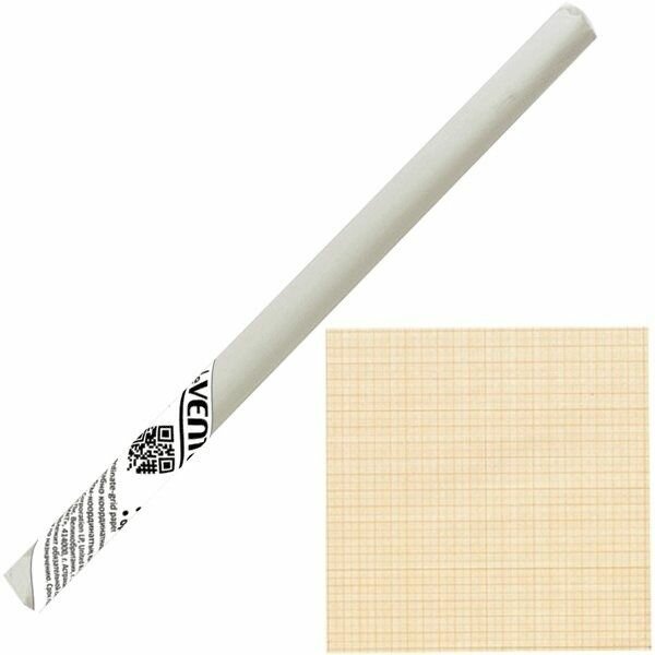 Бумага масштабная deVENTE 878 мм 20 м в рулоне оранжевая, 60 г/м (2113804)