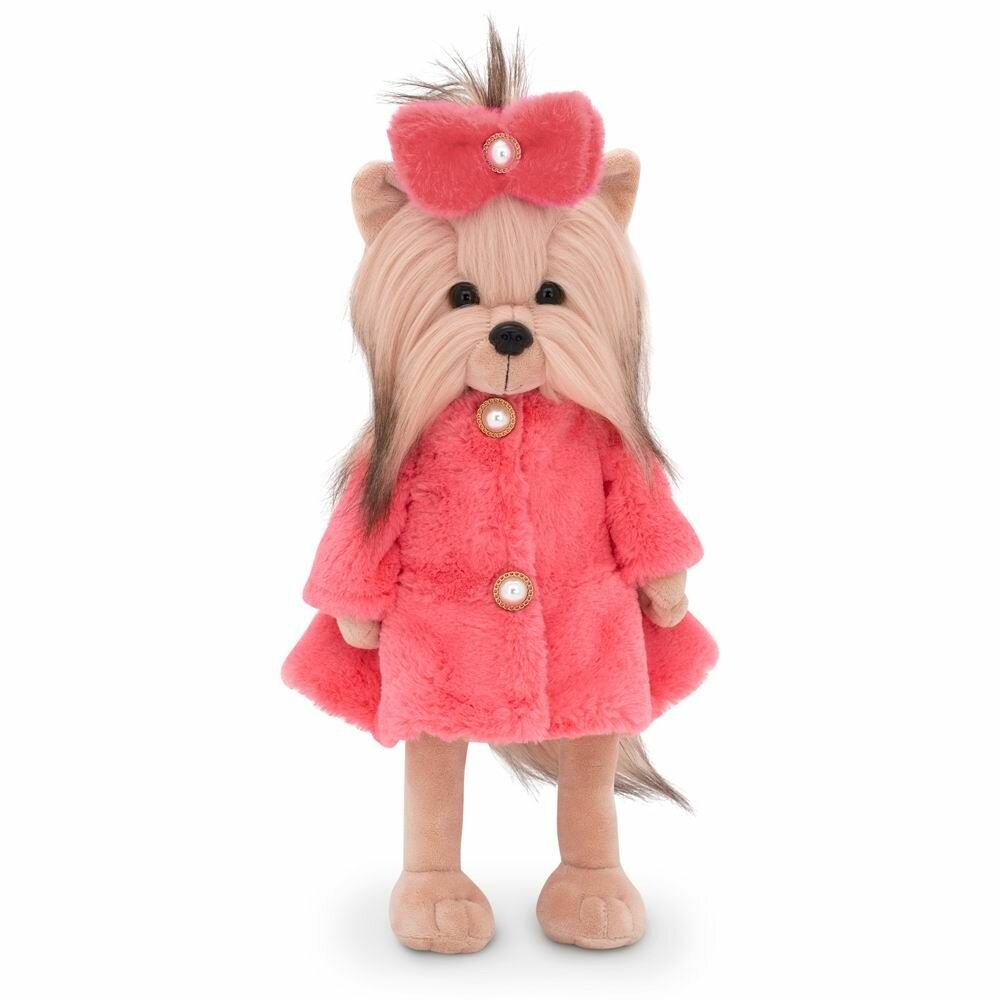 Мягкая игрушка Orange Toys Собачка Lucky Yoyo: Fashion Week с каркасом 37 см, коробка 44 см