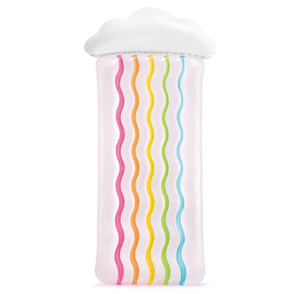 56804NP Intex Надувной Матрас 180х86х25см, Радужное облако