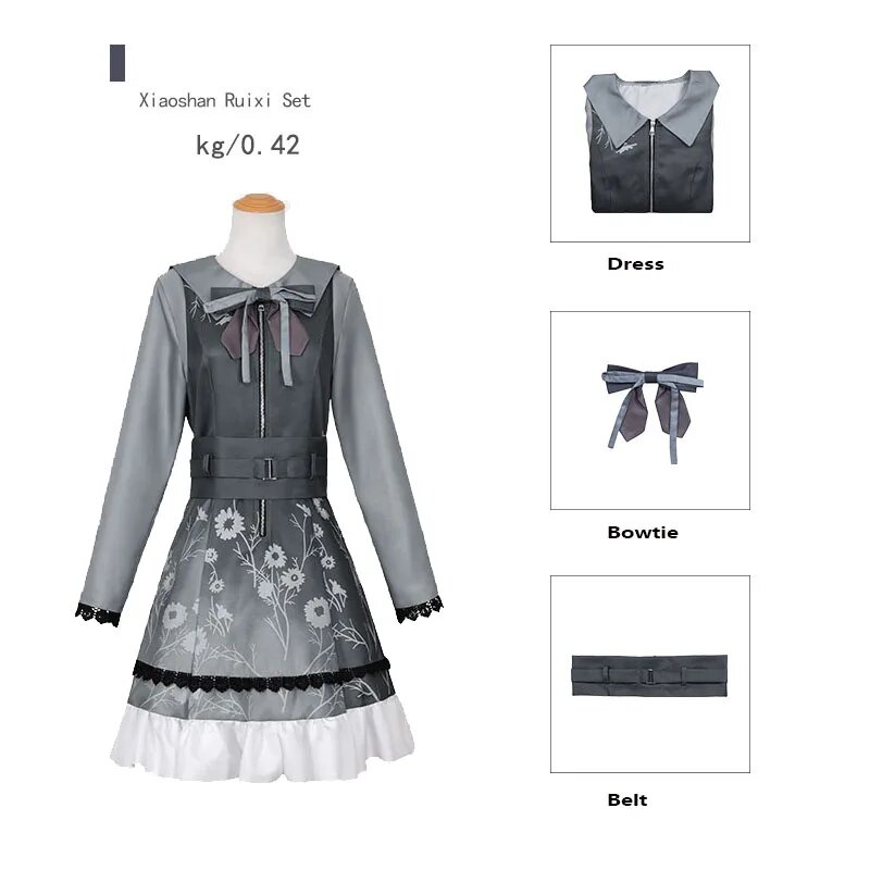 Косплей костюм 25-ji Nightcord Music Association Серый, L, Costume