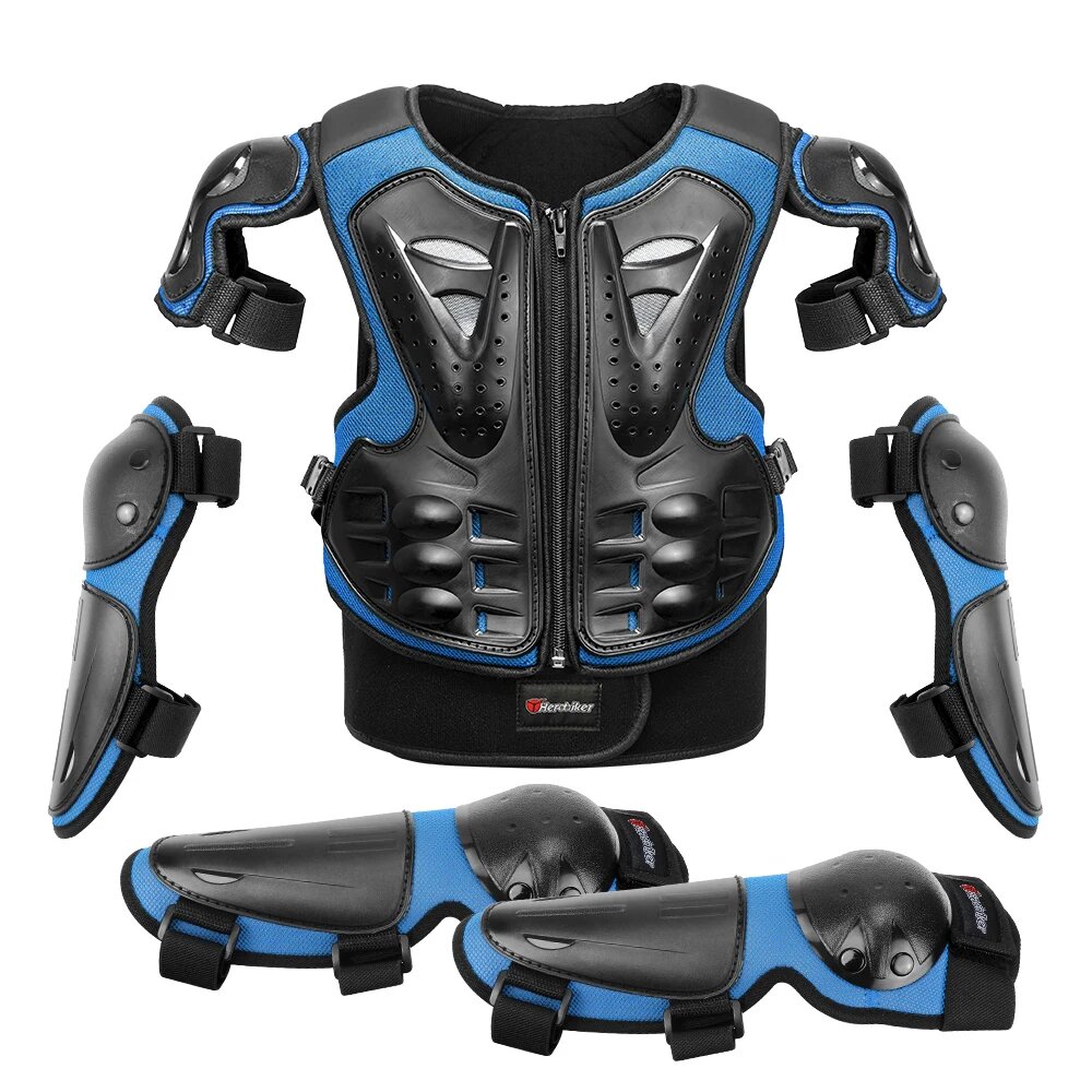Детская мотозащита HEROBIKER, цвет MC1018 Blue