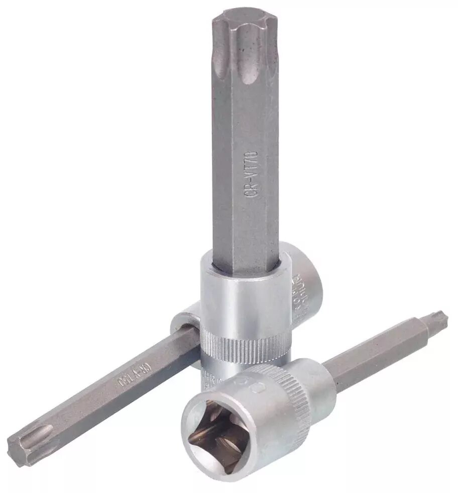 Головка TORX T45 1/2" со вставкой 100мм (АвтоДело)