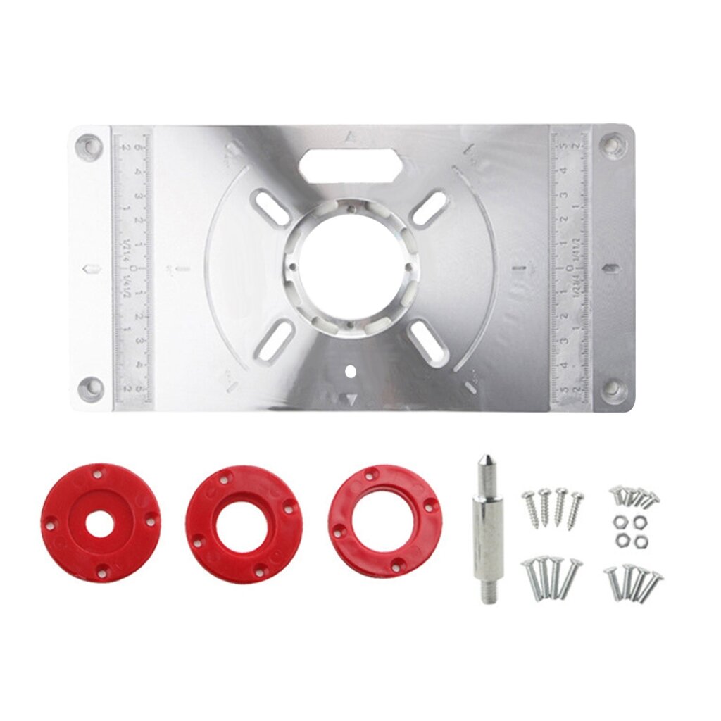 Универсальная Алюминиевая Вставная Пластина Для Фрезерного стола Подходит Для Деревообрабатывающих Станков Для обрезки, Повышая Точность и эффективность