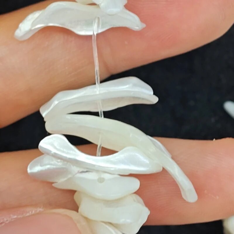Белые ракушки Flourishbeads для создания украшений