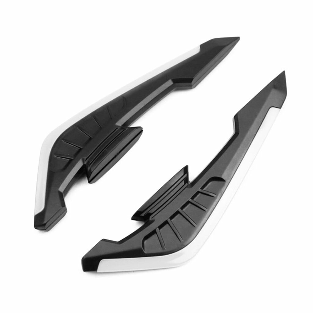 Спойлер с аэродинамическими крылышками, Белый