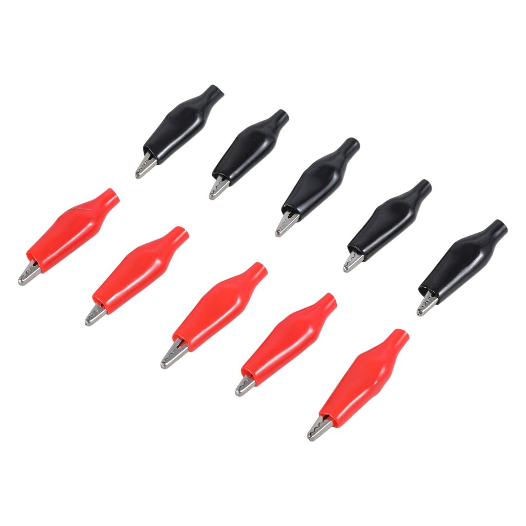 Горячие 10x28 мм выводы типа «крокодил» для испытательного зажима типа «крокодил» передняя электрическая перемычка C