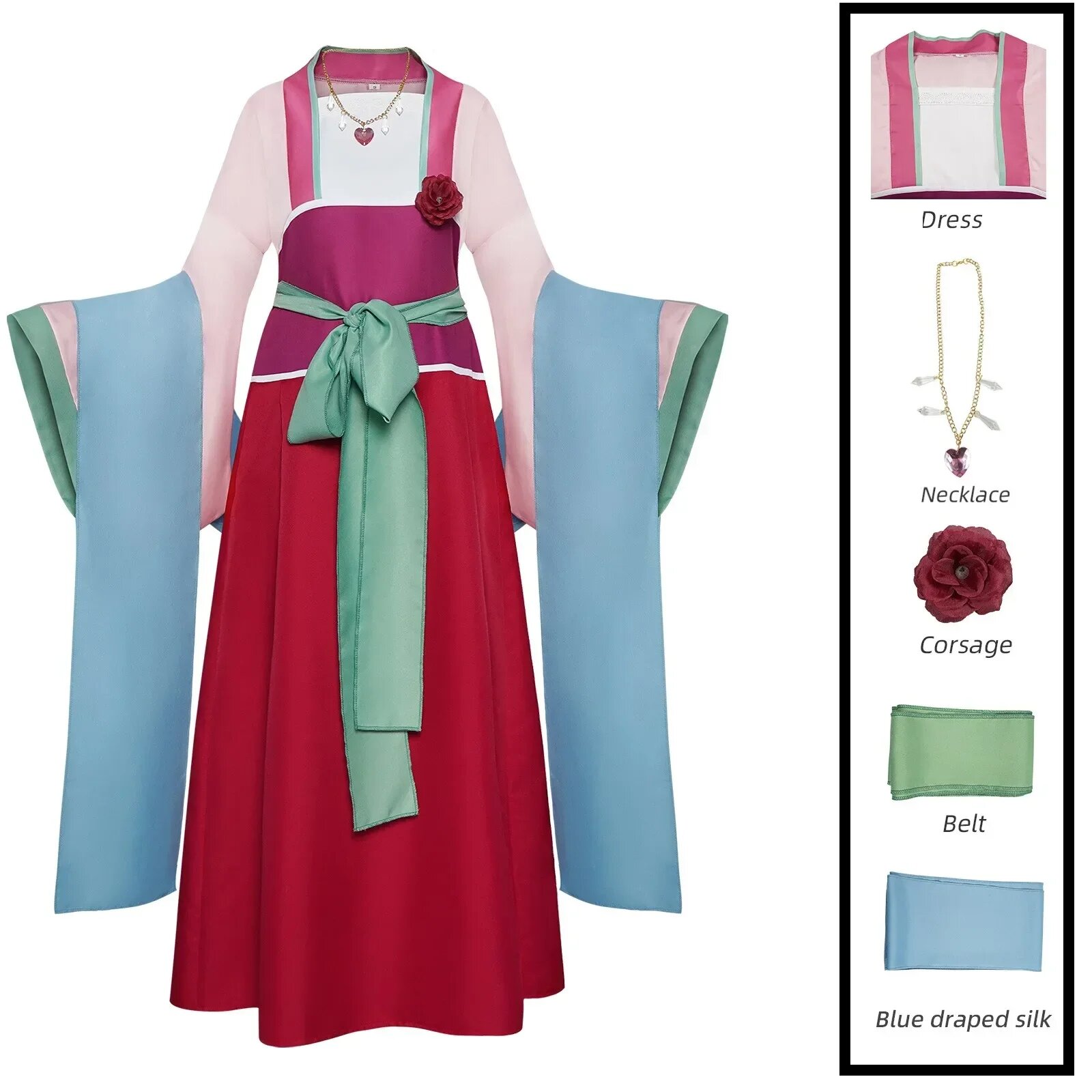 Косплей костюм Мао Мао розовый L, costume