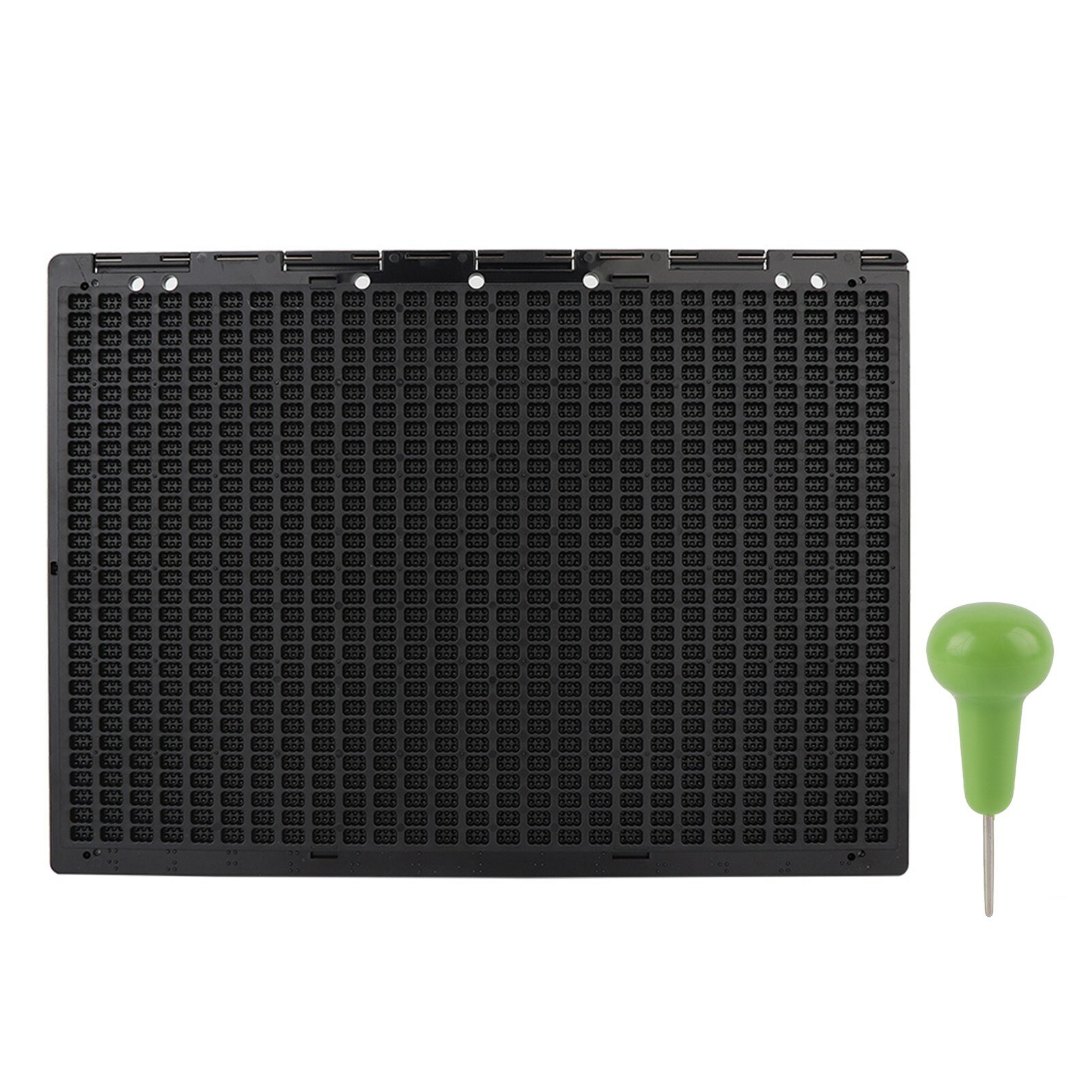 Портативная доска для письма шрифтом Брайля на 27 строк и 30 ячеек, а также стилус — аксессуар для обучения письму шрифтом Брайля.