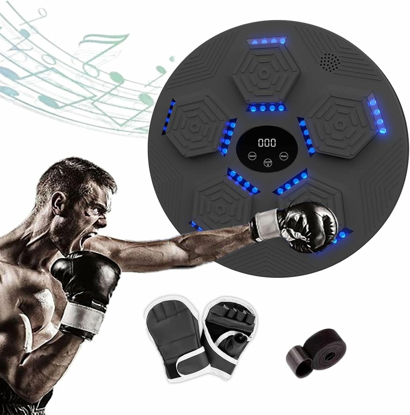 Музыкальный боксерский автомат Bluetooth Smart Boxing, Музыкальная боксерская груша с Bluetooth
