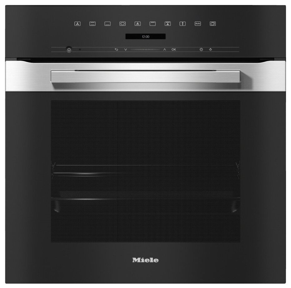 Встраиваемый электрический духовой шкаф Miele H 7260 B EDST/CLST, 60 см, на 76 л, с грилем, нержавеющая сталь CleanSteel
