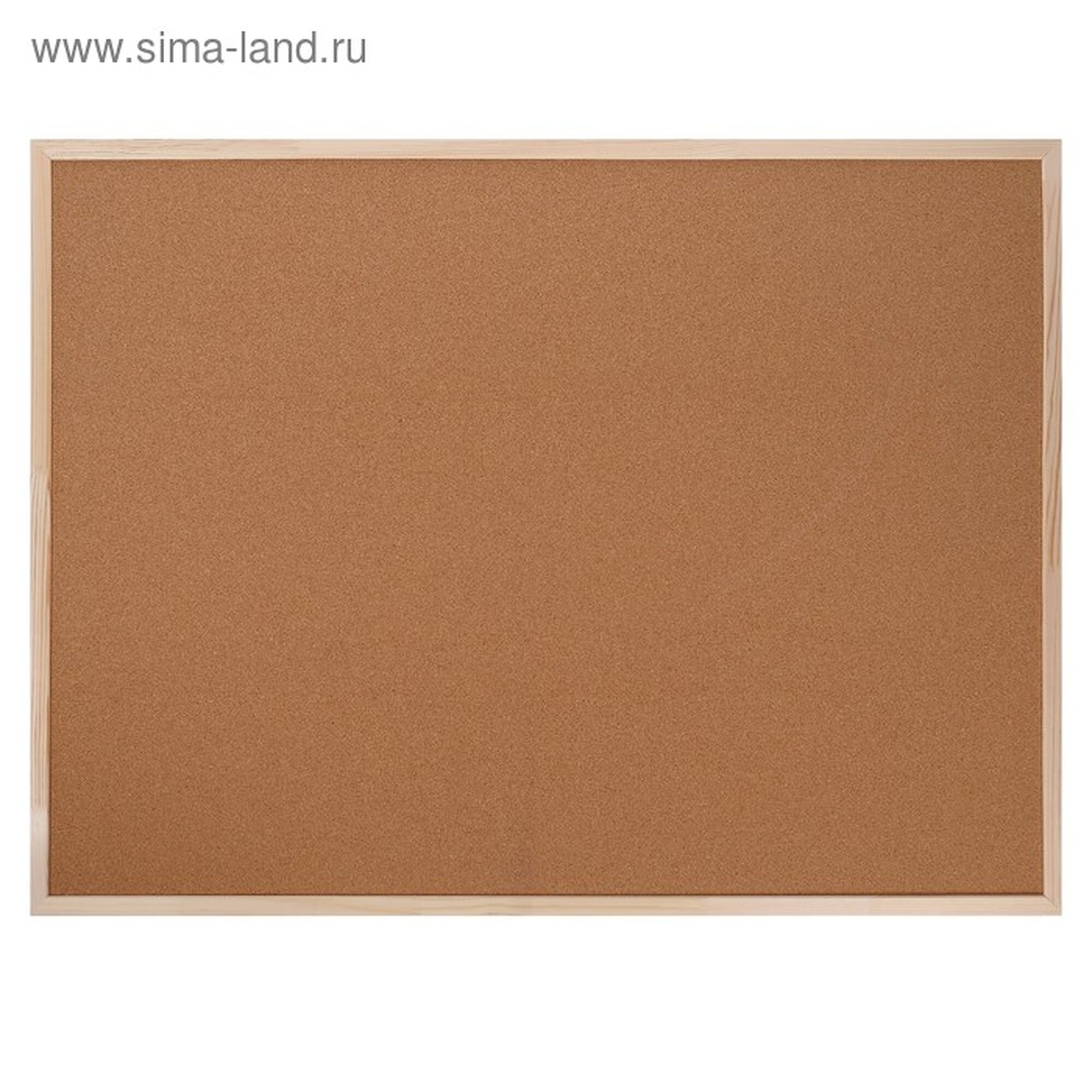 Доска пробковая 90х120 см, Calligrata, в деревянной раме