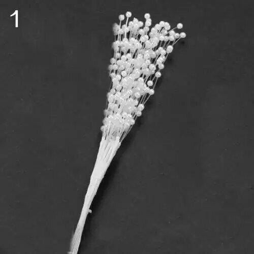 Искусственные перламутровые бусины для свадебного букета
