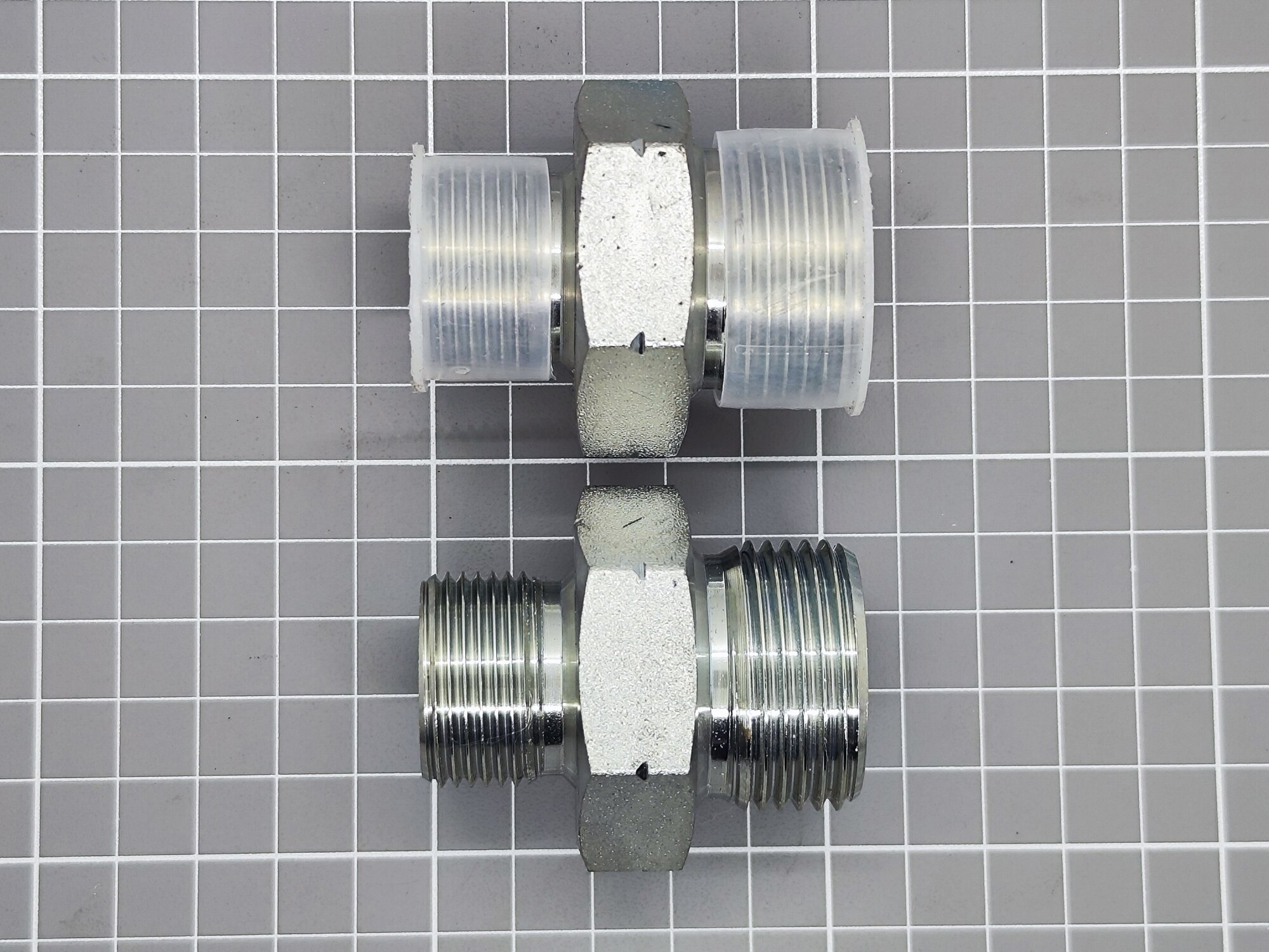 Адаптер BSP 3/4" - BSP 1" (ш-ш) переходной прямой для РВД и гидравлических систем (2 шт)