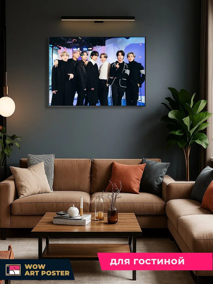 Постер BTS на стену 71 БиТиЭс БТС A2, матовая фотобумага премиум качества — фото 1