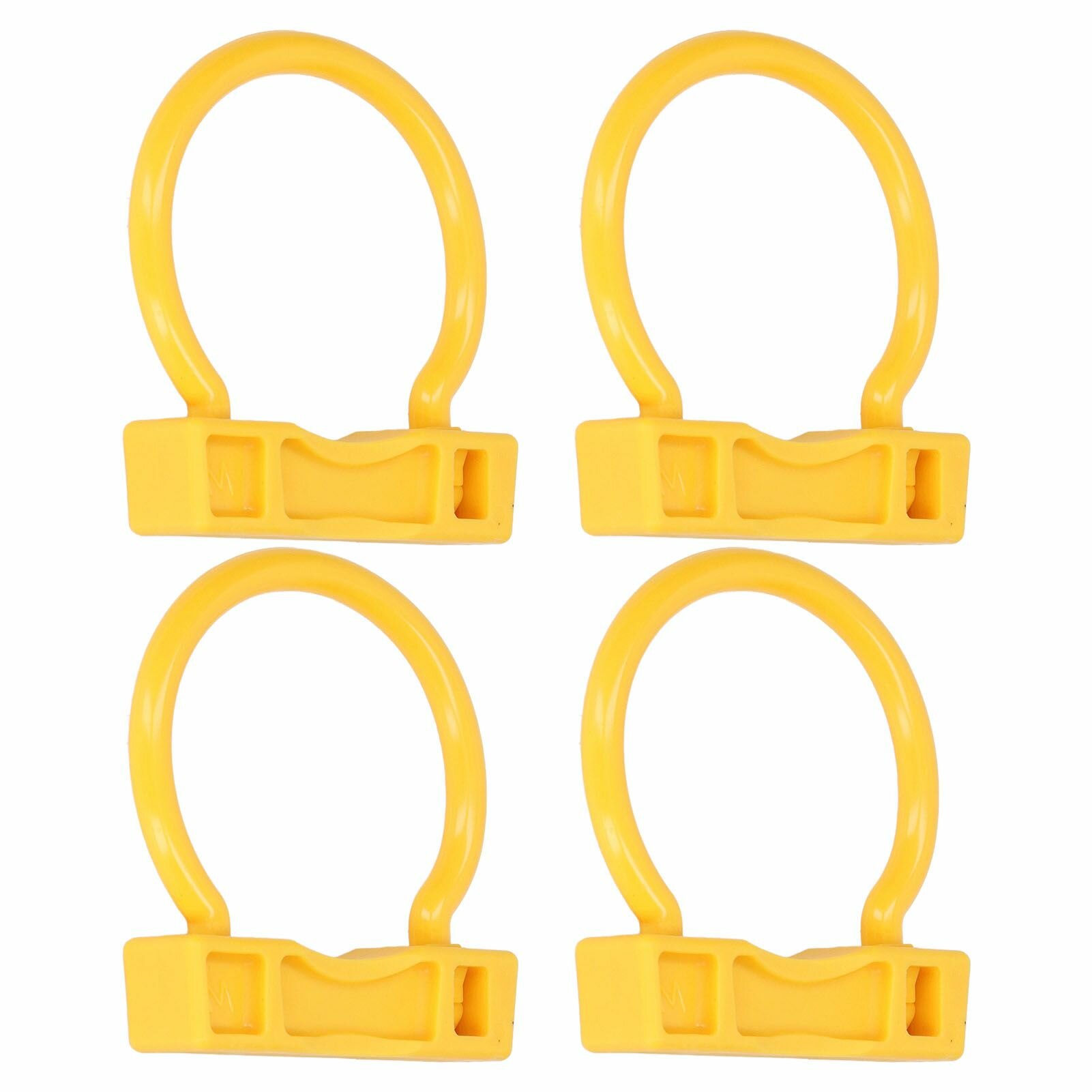 4 носовых кольца для КРС нейлоновые, желтые, эластичные