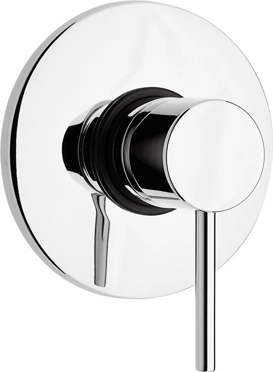 Встраиваемый смеситель для душа и ванны Paini Cox 78CR690 С внутренней частью, латунный, рычажный, настенный, хром, глянцевый, с керамическим картриджем