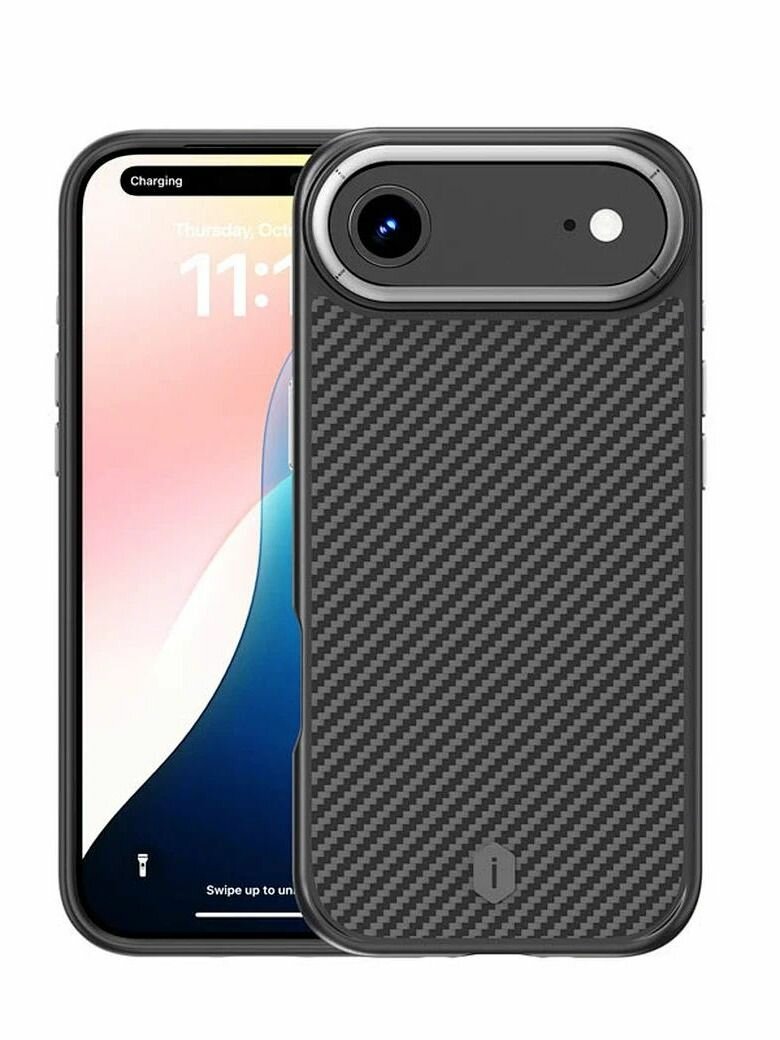 Защитный кевларовый чехол для IPhone 17 Air 6.6" Wiwu Defense Ultra (DCC-205) с Magsafe