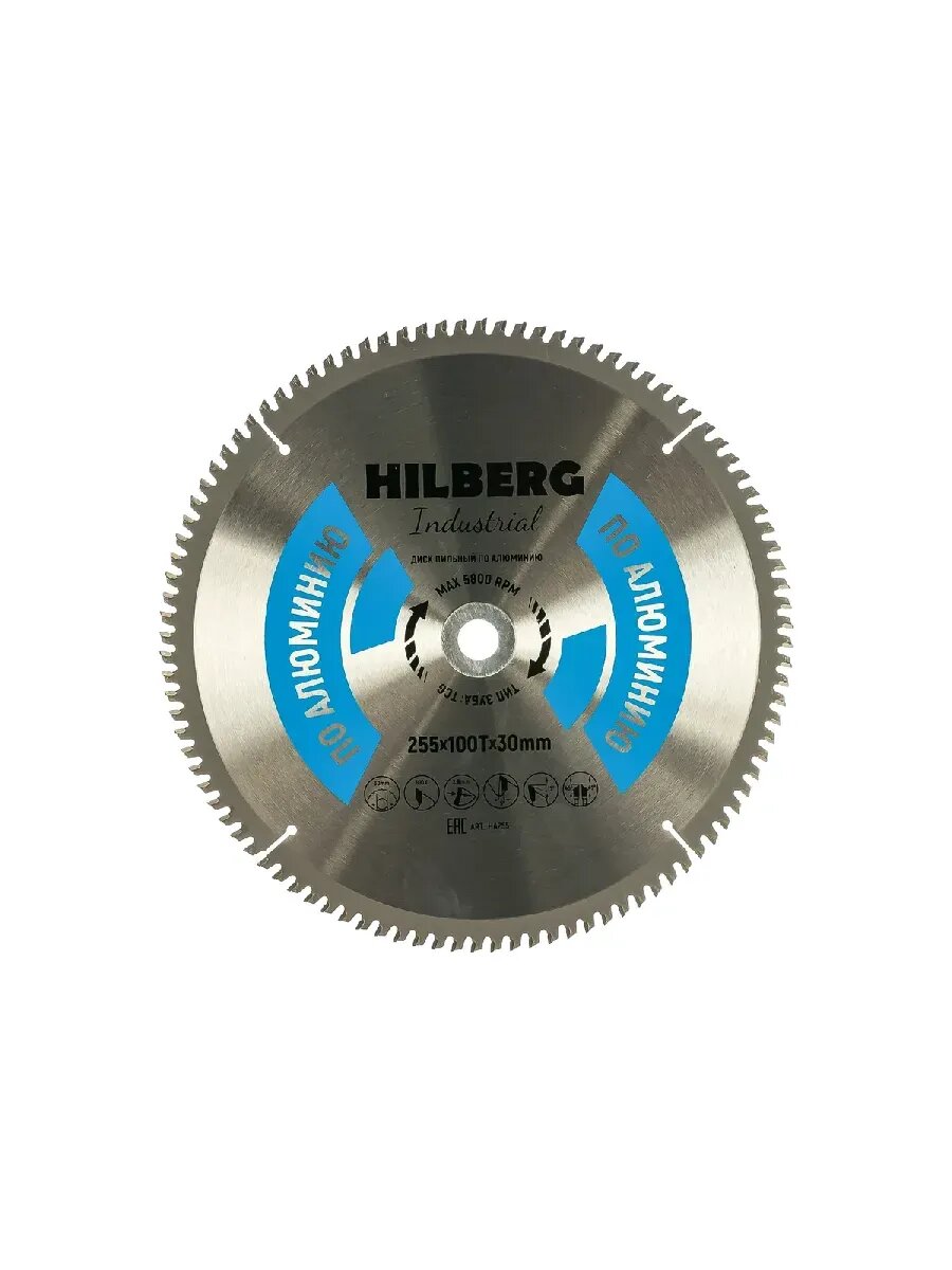 Hilberg Диск пильный Industrial Алюминий (255x30 мм; 100Т) HA255