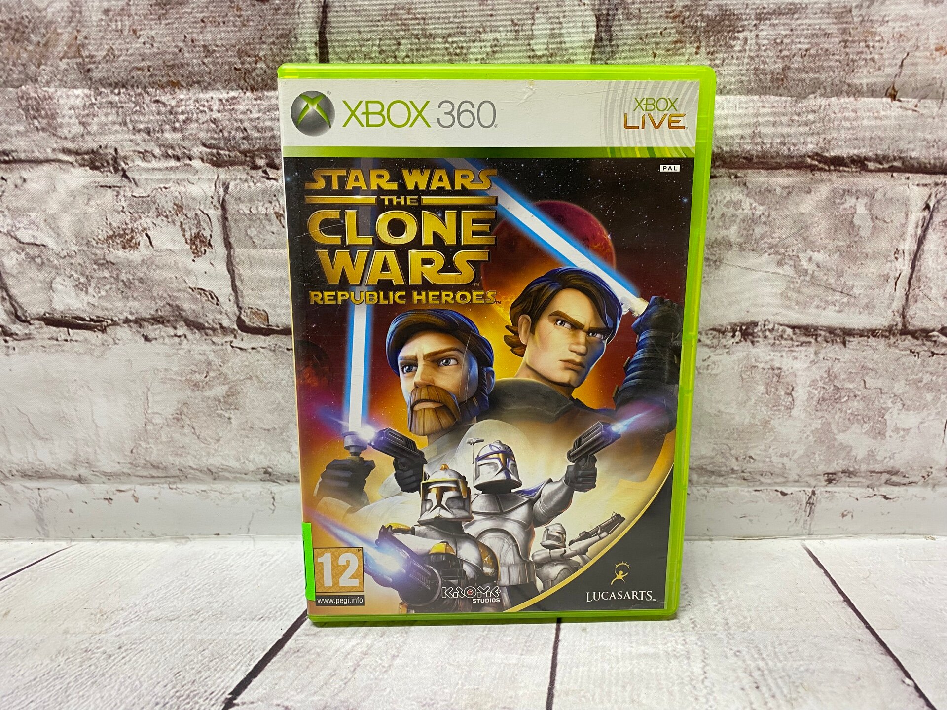 Диск X-Box 360 Star Wars The Clone Wars