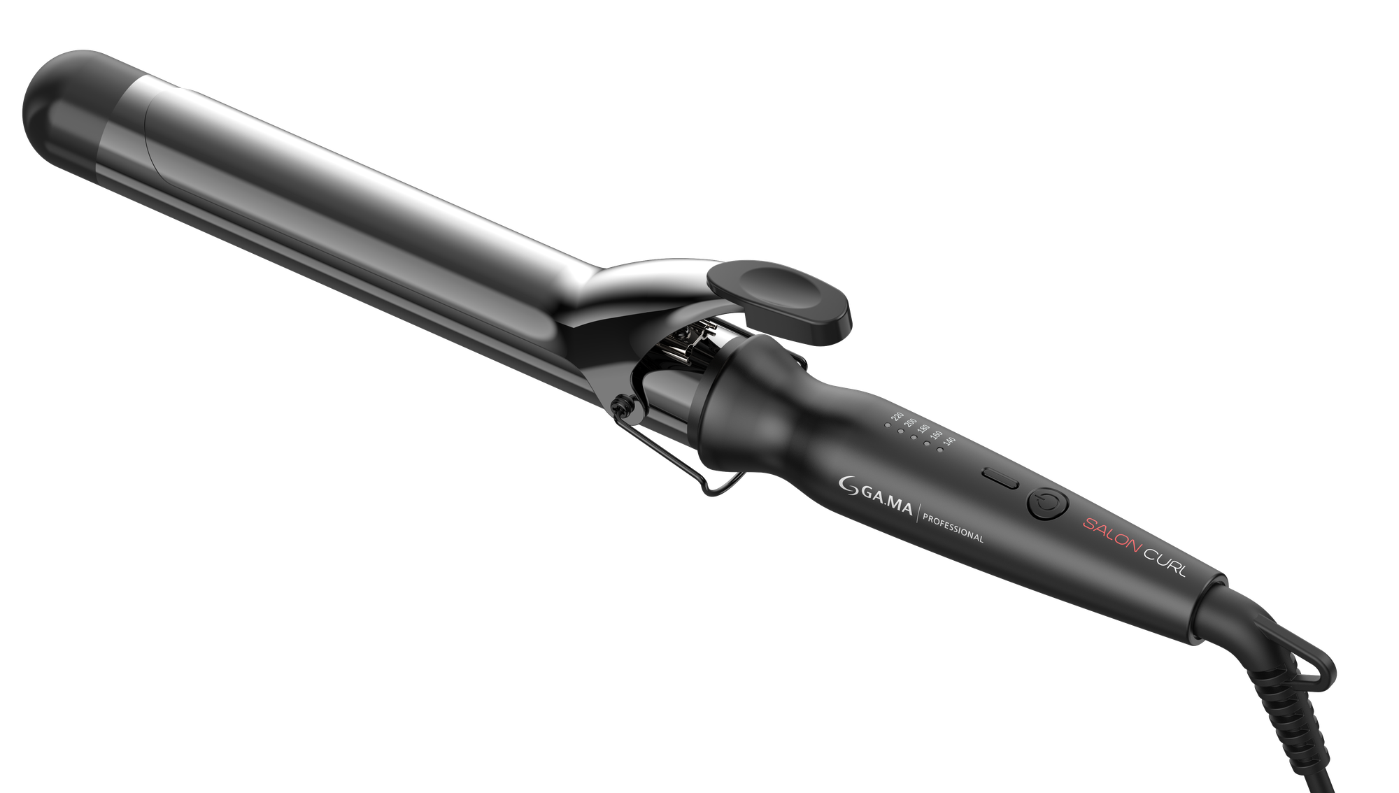 Щипцы для завивки волос GA.MA SALON CURL 32 мм, автоотключение, хром-титановое покрытие