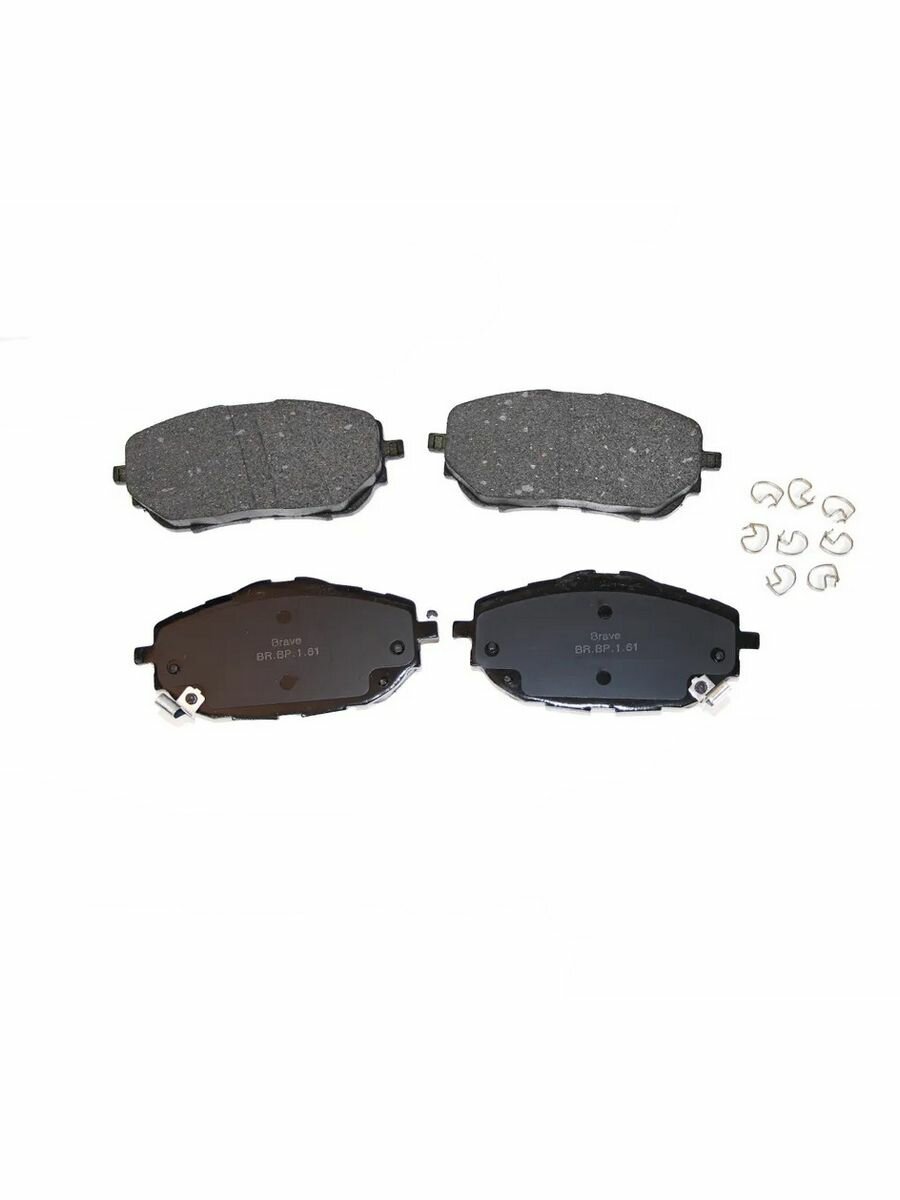 Колодки тормозные дисковые передние BRAVE BR. BP.1.61 для TOYOTA Corolla, Auris
