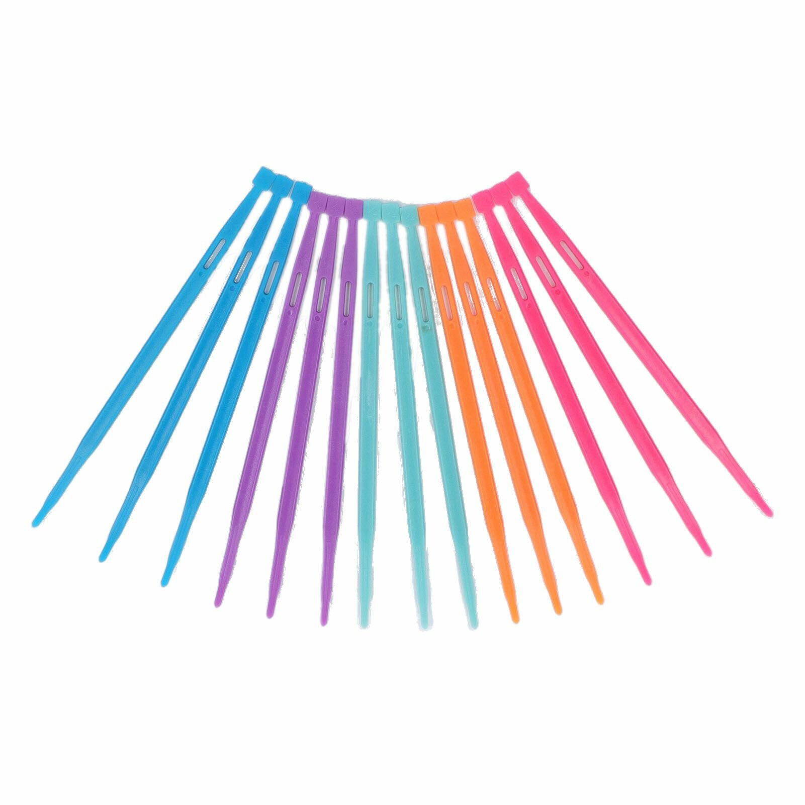 15 шт. швейных инструментов разных цветов из прочного пластика для многофункциональных швейных проектов и домашнего использования